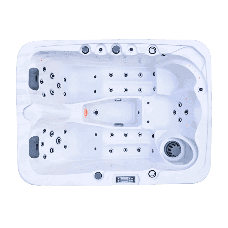 Calm Waters Lite 3 Person 1 Seater 2 Lounger Hot Tub - Wild Water Spas