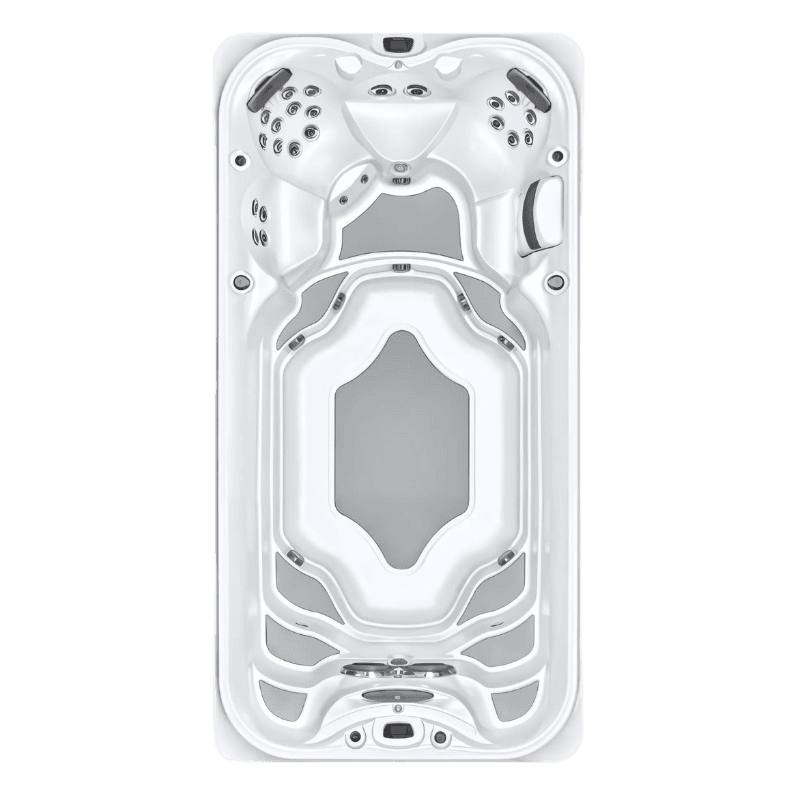 Nebula Garden 4 Person All Seater Swim Spa + 12KW Air Source Heat Pump ...